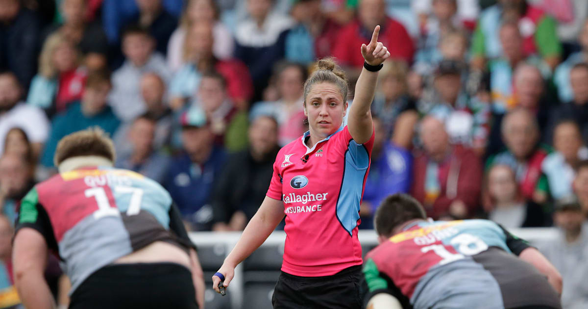 Sara Cox: Tokyo final referee becomes first female in charge of men's ...