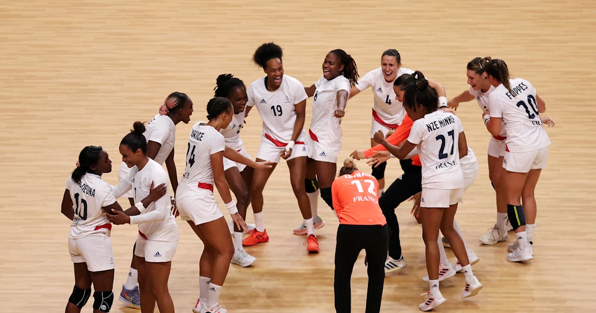 France wins their first ever Olympic gold medal in women's handball