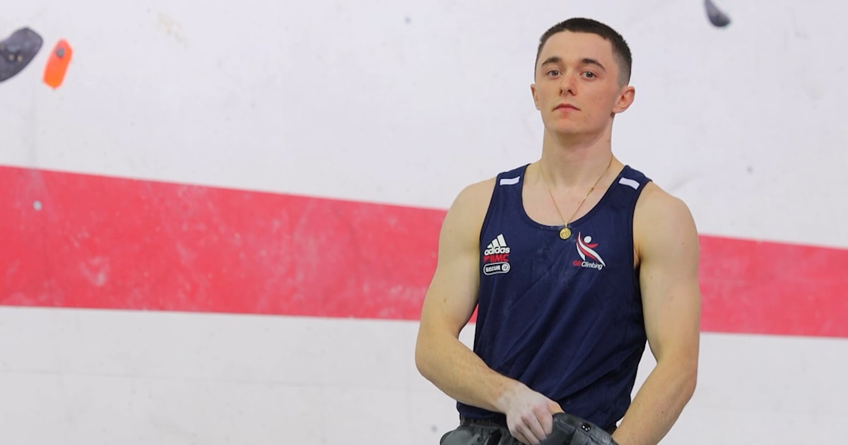 Sport climbing star Max Milne: "To infinity and beyond"