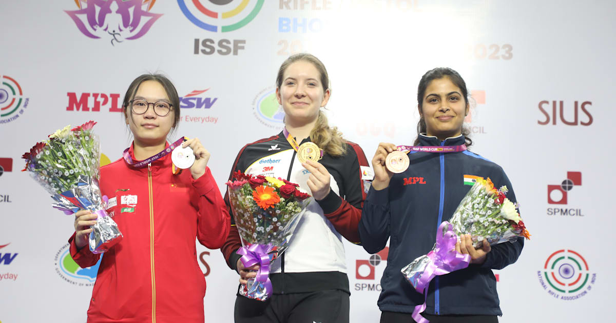 ISSF World Cup 2023 Bhopal shooting: Manu Bhaker wins bronze medal