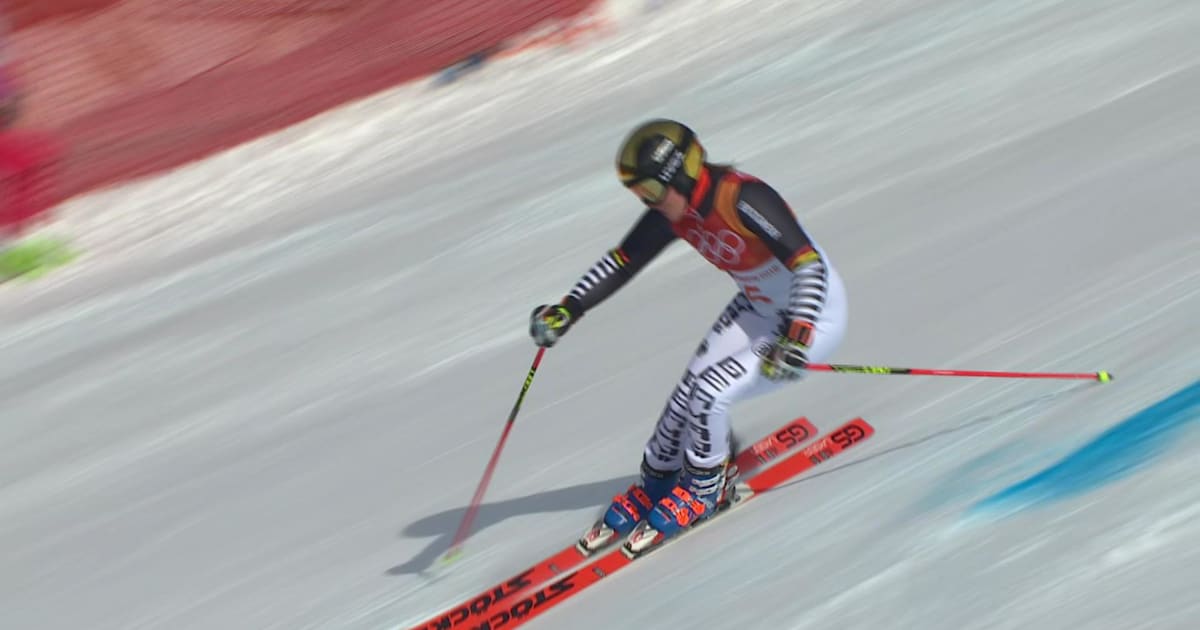 W Giant Slalom, Run 2 (Condensed) - Alpine Skiing | PyeongChang 2018 ...