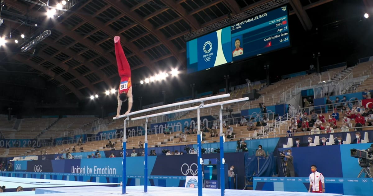 Medal Moment | Tokyo 2020: Artistic Gymnastics Men's Parallel Bars - J ...