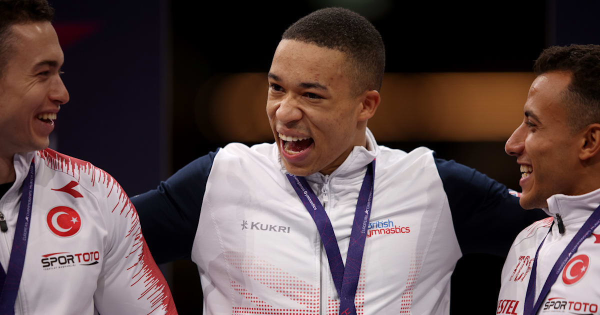 Gymnastics: Joe Fraser wins historic European all-around title for ...