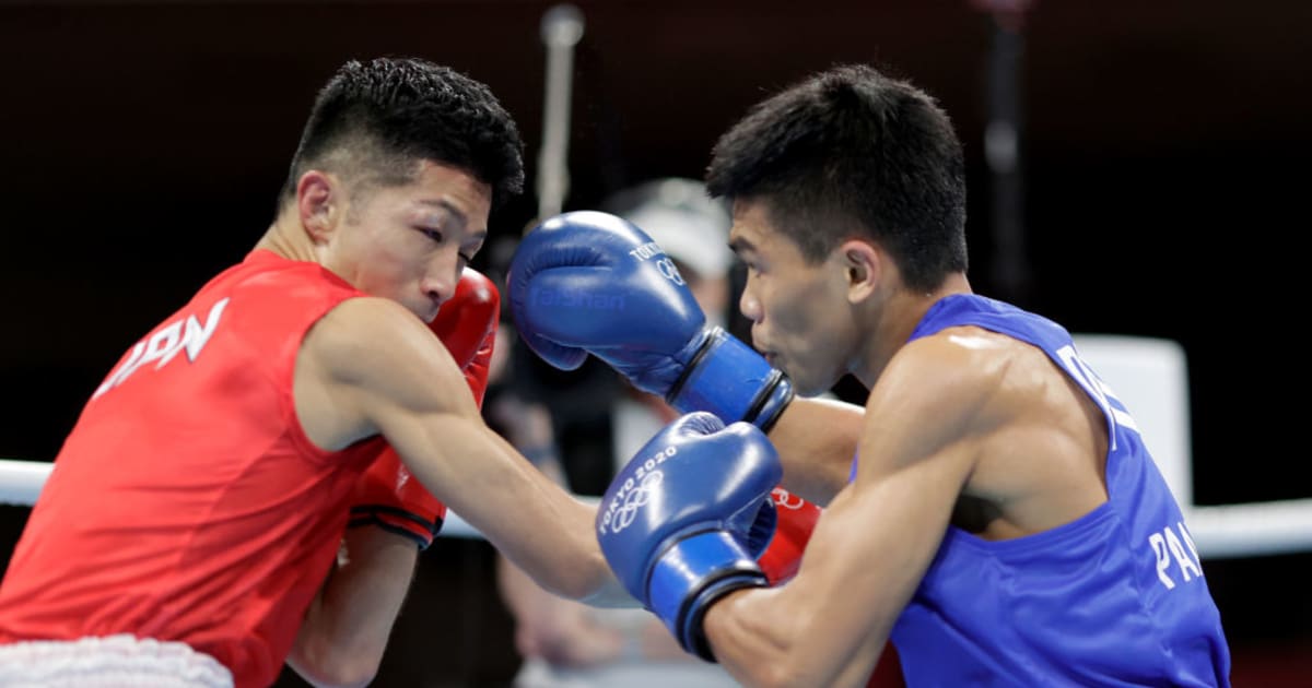 Philippines' Carlo Paalam reaches the men's fly boxing final