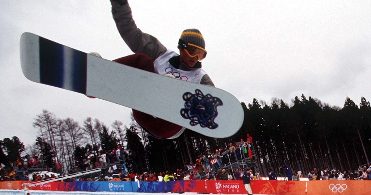 Gian Simmen - Snowboard: Halfpipe masculino, 2ª corrida| Nagano 1998