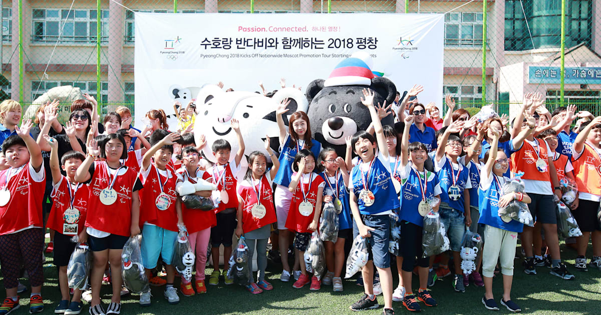 Pyeongchang children are the first to meet Soohorang - Olympic News