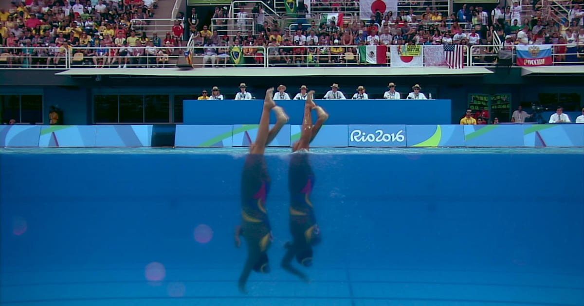Synchronised Swimming: Duet Free | Rio 2016 Replays