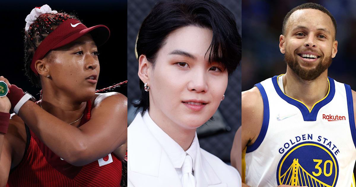 Naomi Osaka and Steph Curry excited to meet BTS star Suga
