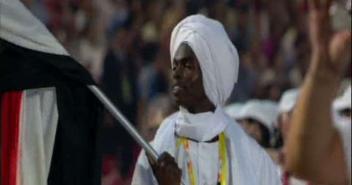 Sudan's parade during Beijing 2008 opening ceremony
