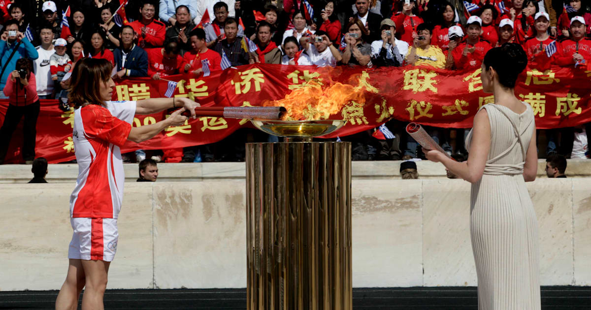 Olympic torch lit in Olympia - Olympic News