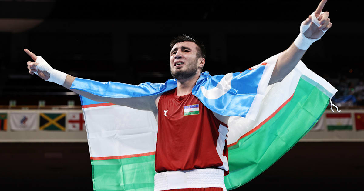 Bakhodir Jalolov is crowned Olympic super-heavyweight boxing champion