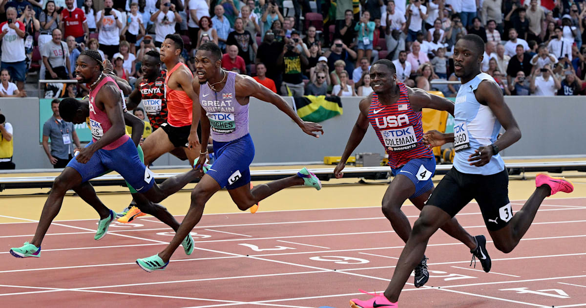 サニブラウンが男子100mで6位...ノア・ライルズが9秒83で金メダル｜世界陸上選手権2023