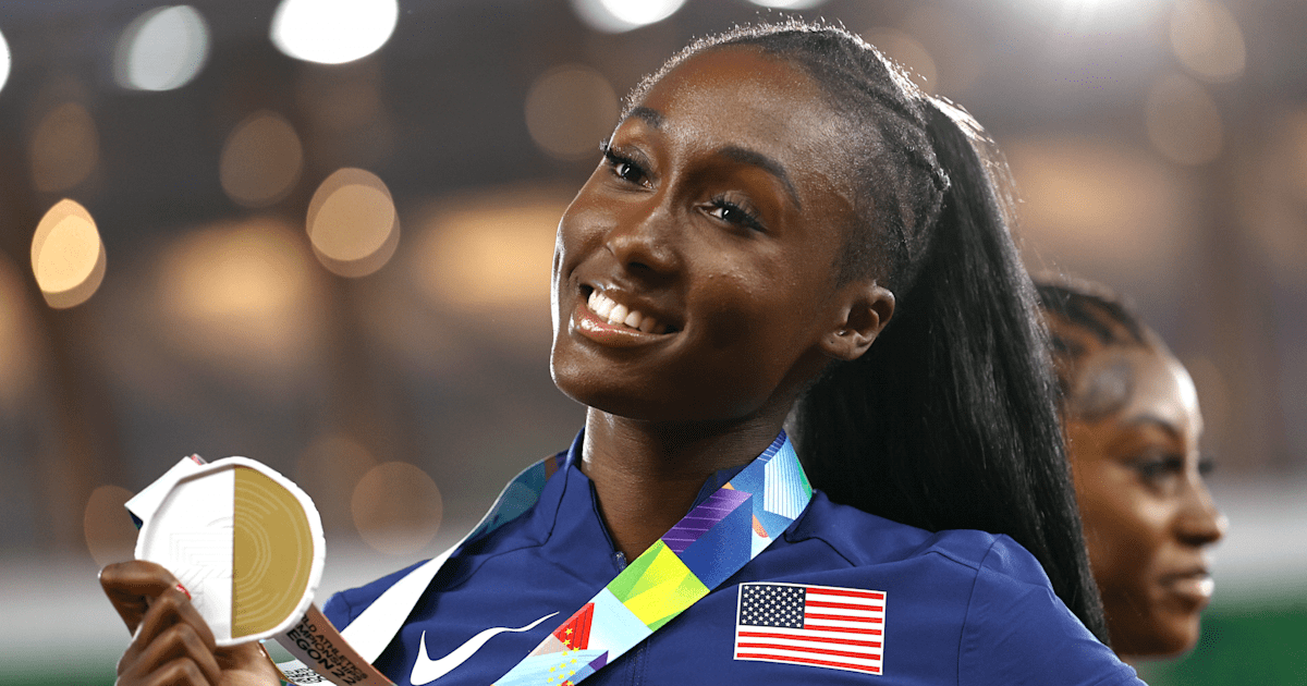 U.S. 400m champion Talitha Diggs: Inspired by Allyson Felix and her mum ...