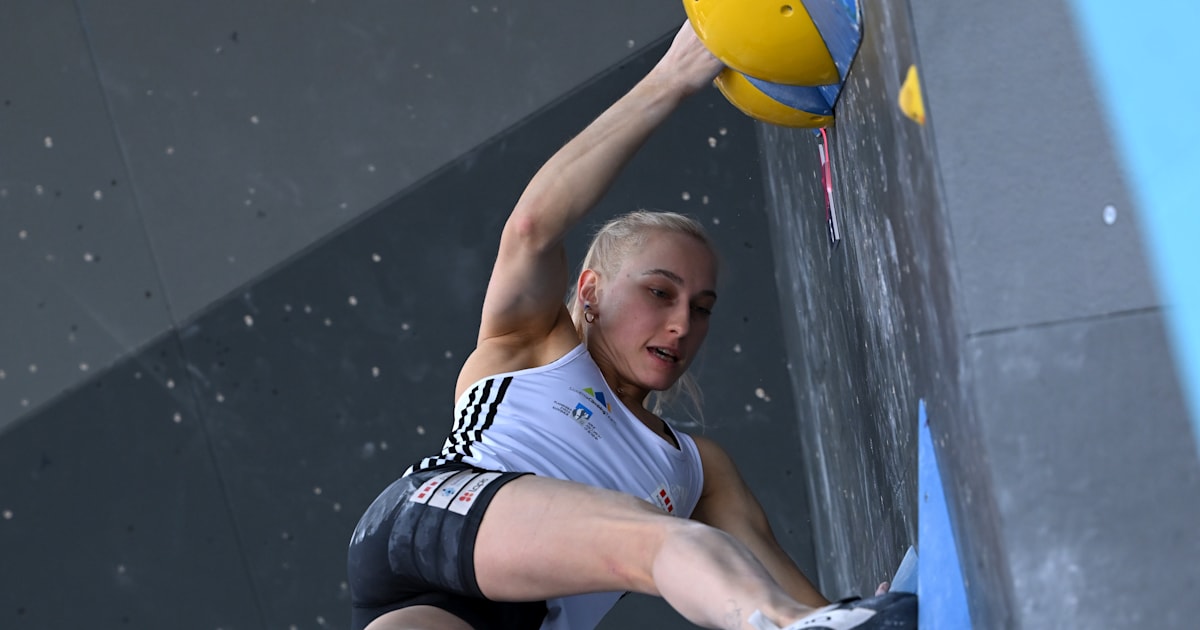 Janja Garnbret claims third gold at 2022 European sport climbing ...