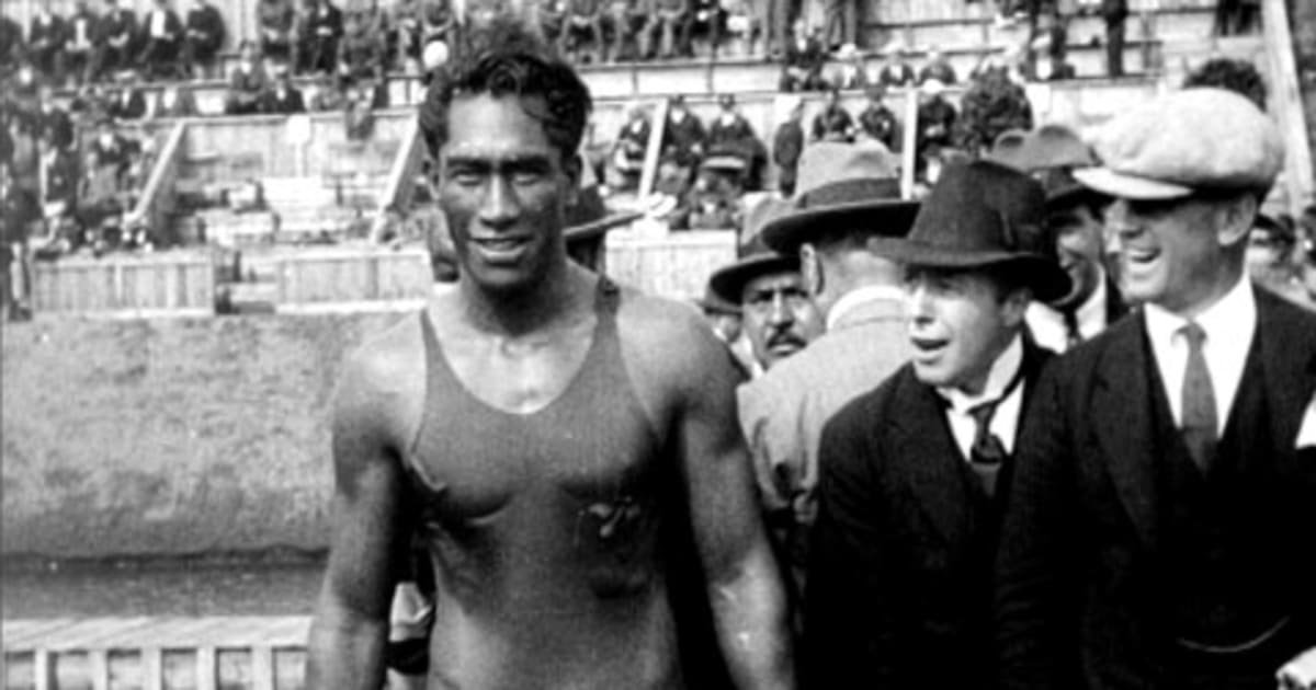 Duke Kahanamoku Wins Gold at Antwerp 1920