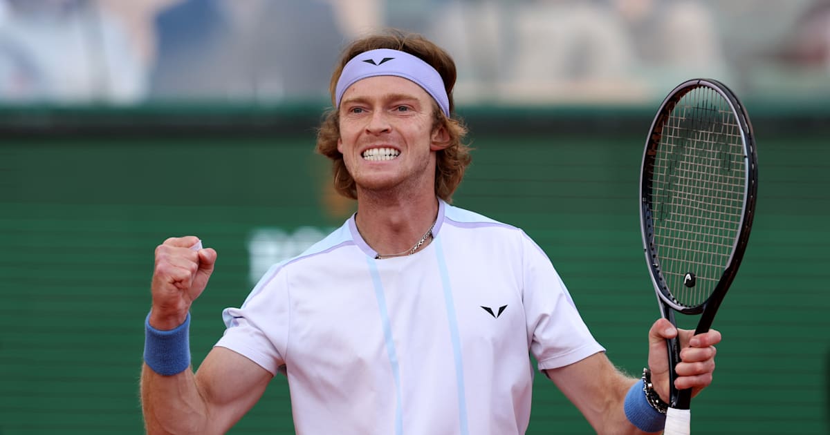 Monte-Carlo Masters 2023: Andrey Rublev outlasts Holger Rune to win ...
