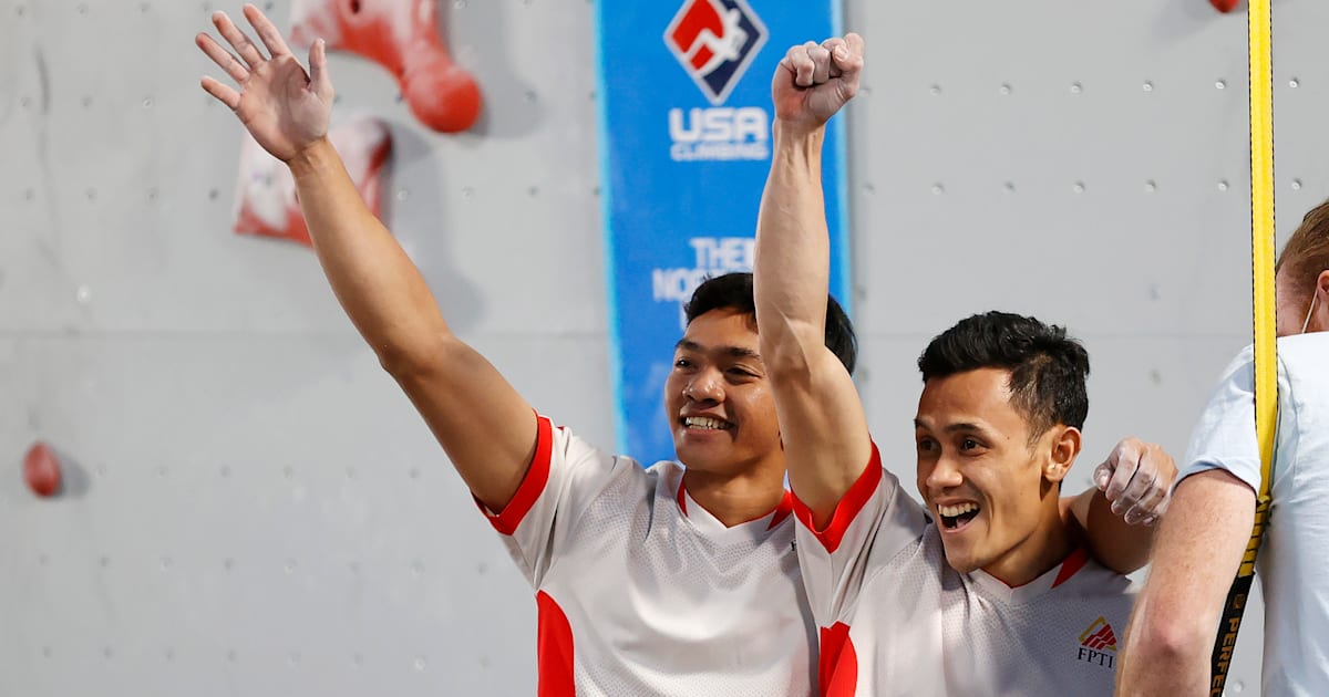 Indonesia's Katibin and Leonardo target new speed climbing event at ...