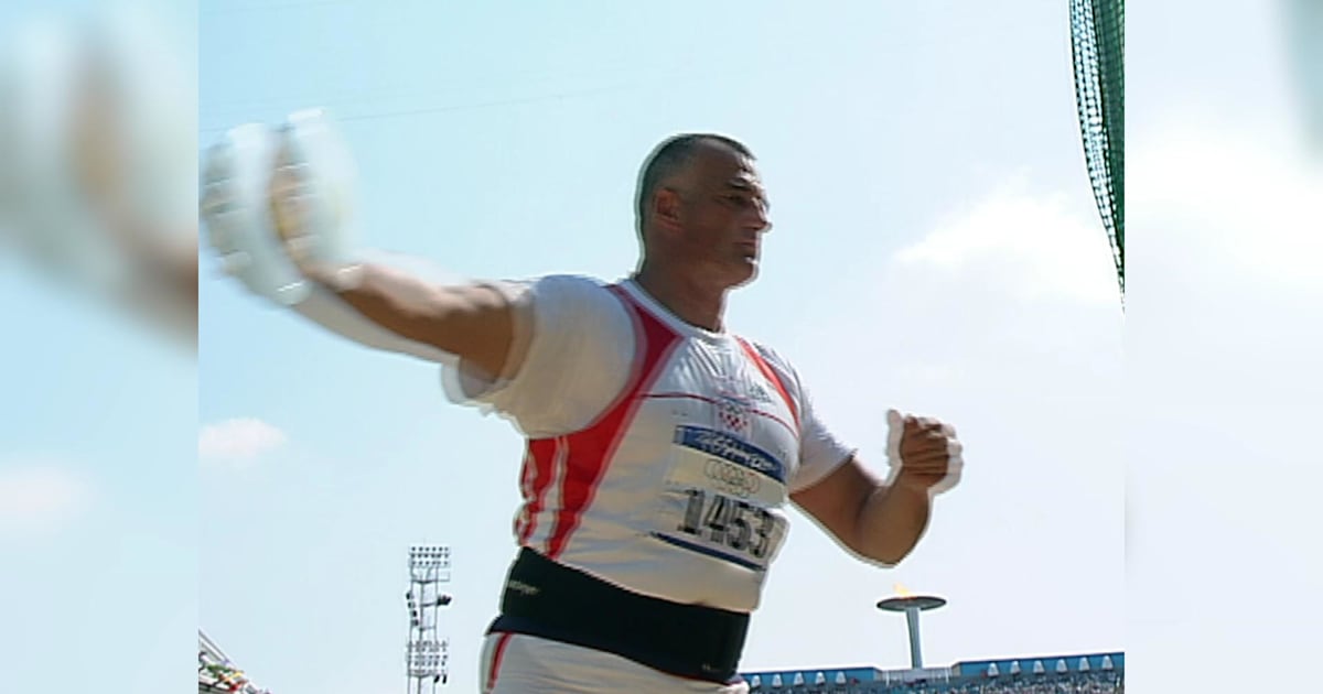 Dragan Mustapić discus throw at Sydney 2000