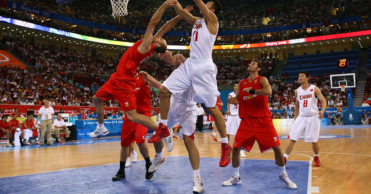 西班牙vs中国：2008年北京奥运会男篮小组赛第2轮