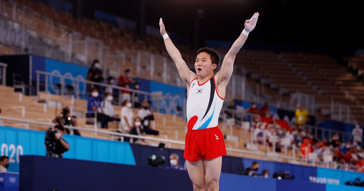 SHIN Jeahwan claims men's vault gold in Tokyo