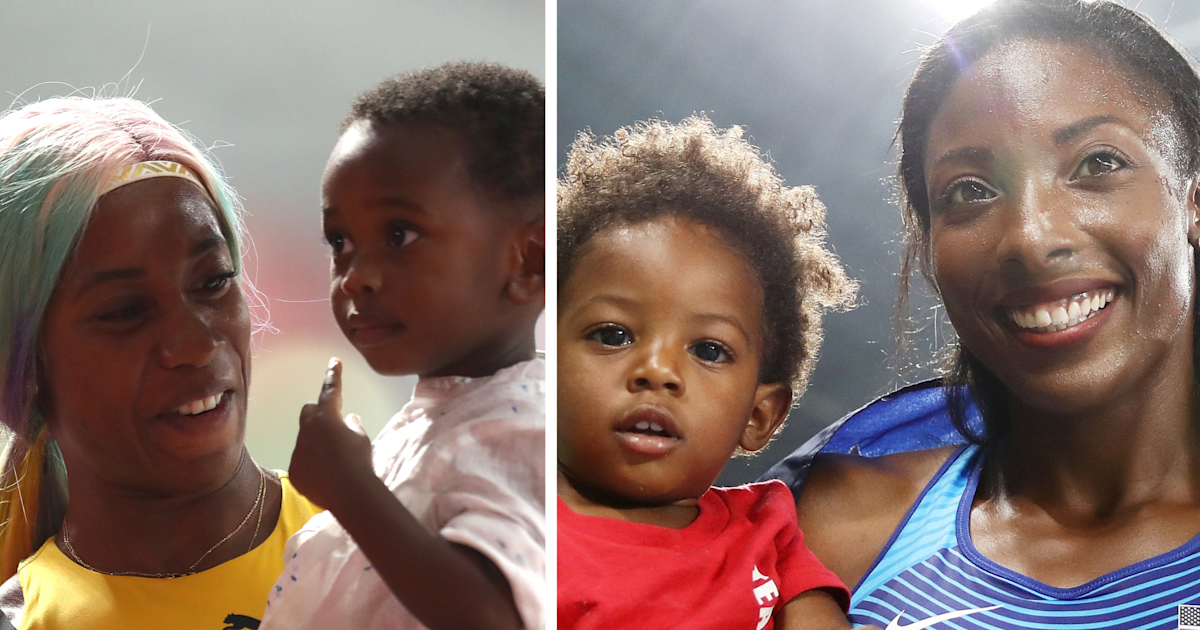 The supermoms of track and field: Shelly-Ann Fraser-Pryce, Shaune ...