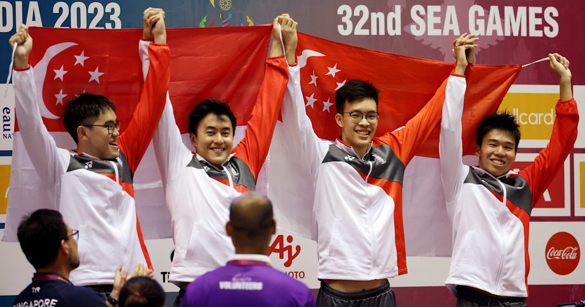 Southeast Asian Games 2023: Singapore dominate swimming again at SEA Games