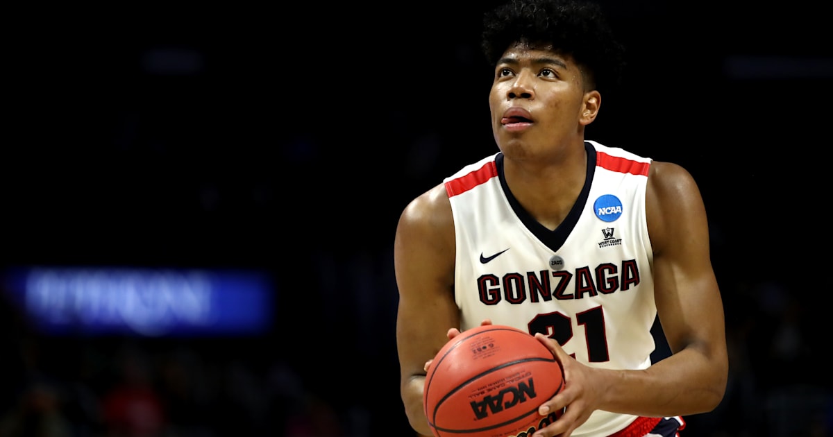Gonzaga forward Rui Hachimura takes part in NBA draft