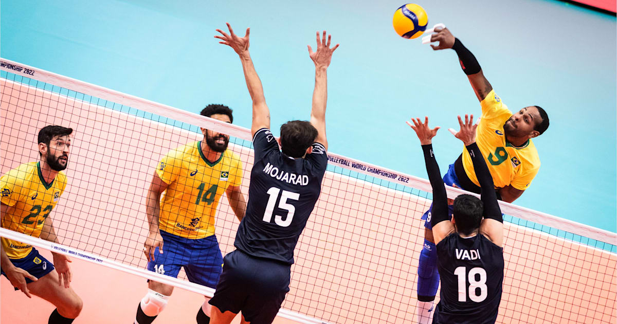 Brasil x Argentina no Mundial Masculino de Vôlei: horário e onde assistir