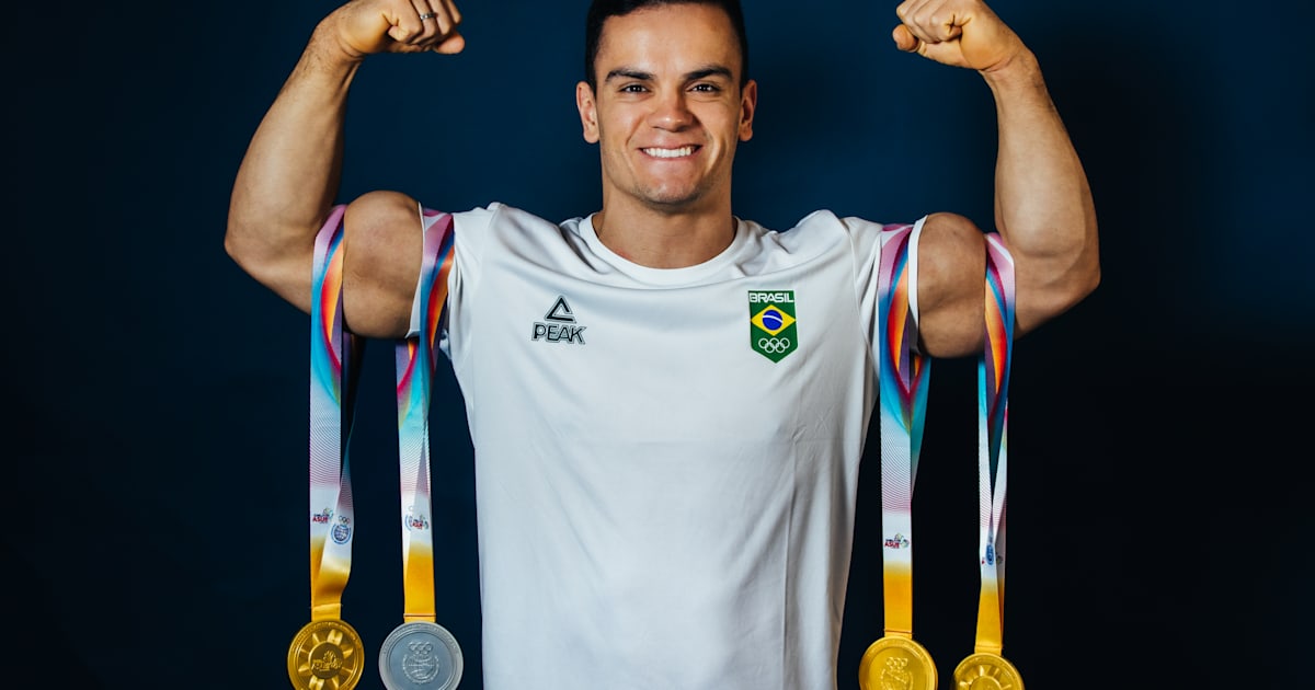 Caio Souza: 27 medalhas no ano, em busca de mais no Mundial de ginástica