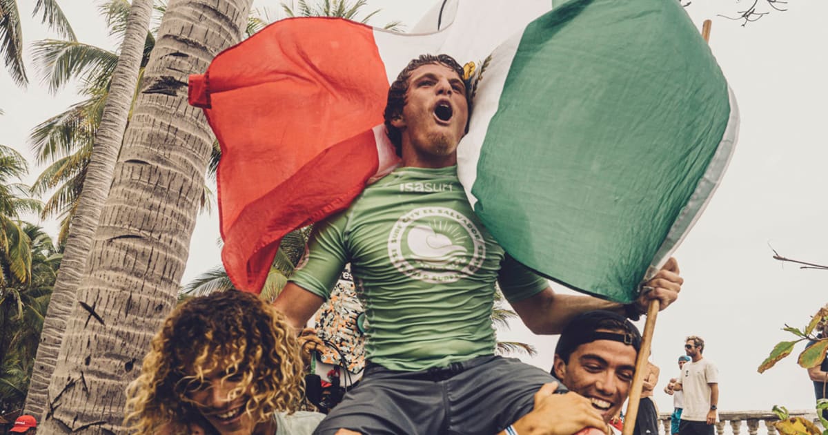 El mexicano Alan Cleland Jr., campeón del mundo de surf, obtiene una ...
