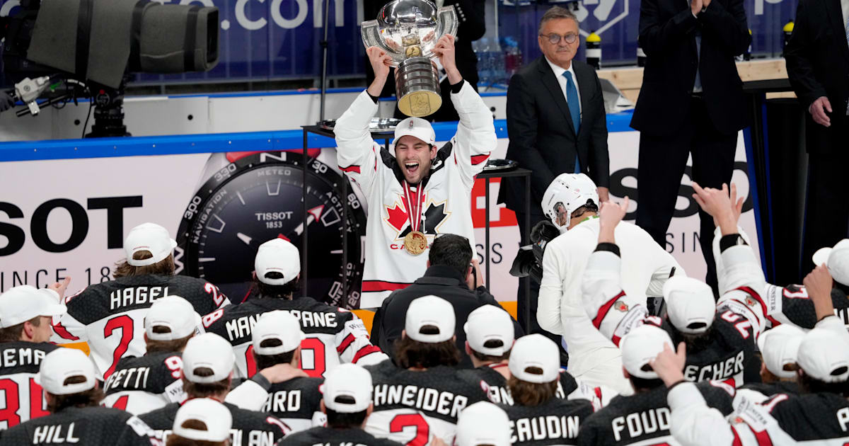 Canada win men's ice hockey world championship 2021 after thrilling ...