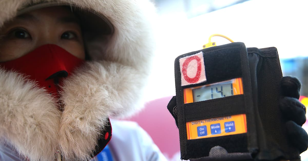 This is how athletes brave the freezing cold