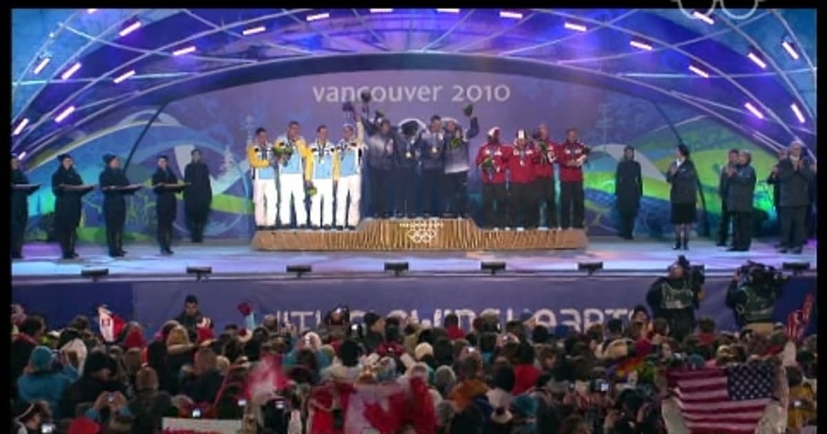 4 Men Bobsleigh Podium