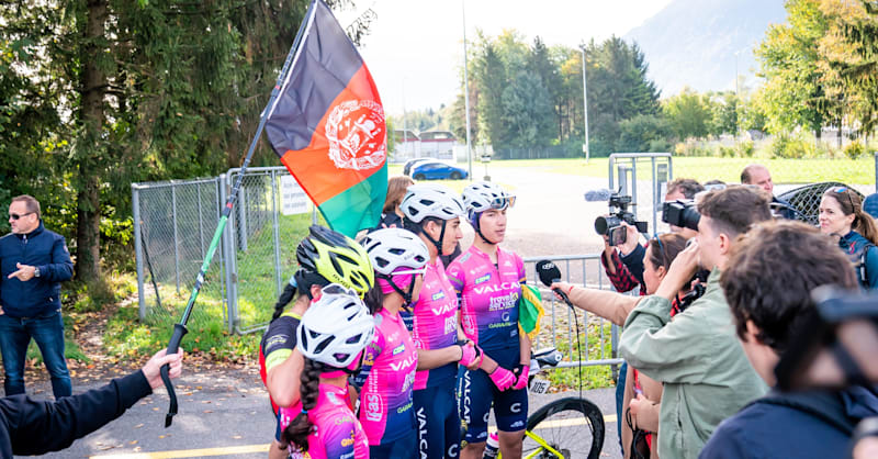 Afghan female cyclists send strong message at national champs