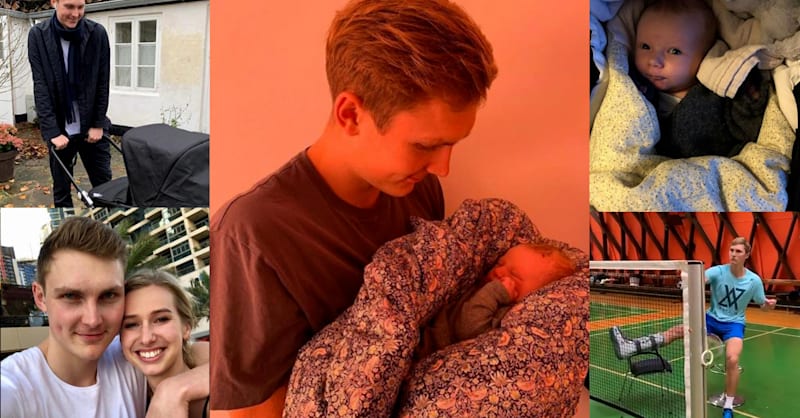 New father Viktor Axelsen back in training after surgery