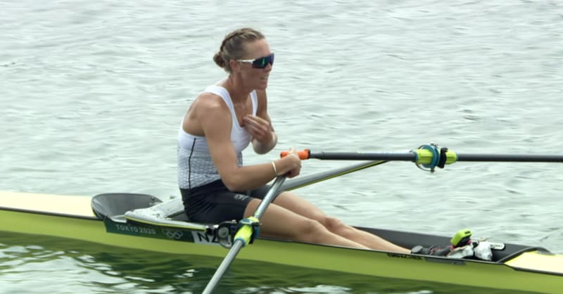 Medal Moment | Tokyo 2020: Rowing Women's Single Sculls E Twigg (NZL)