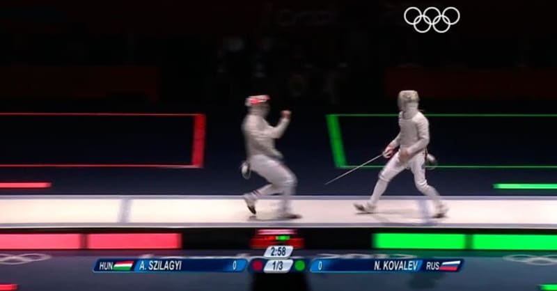 Hungary take gold in men's sabre fencing
