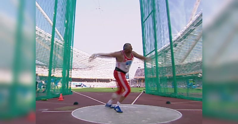 Dragan Mustapić discus throw at Athens 2004