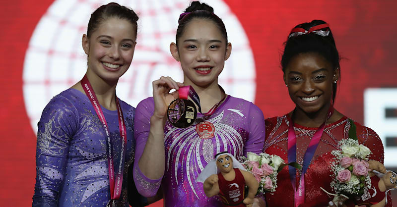 Simone Biles wins balance beam bronze at the 2018 Worlds