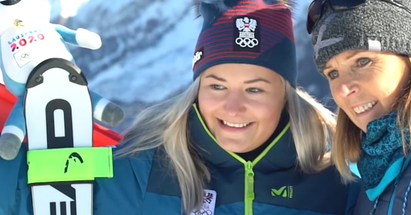 Amanda Salzgeber: Skiing's in her DNA