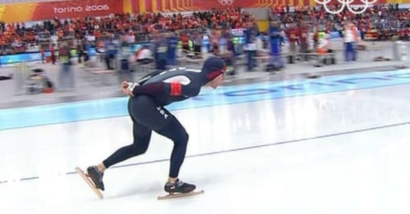 Chad Hedrick Claims 5000m Gold