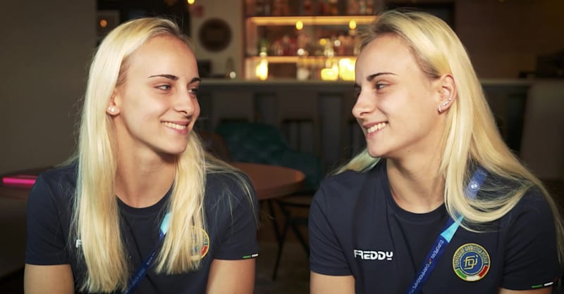 Alice et Asia d’Amato, gymnastes italiennes : Ma soeur jumelle est…