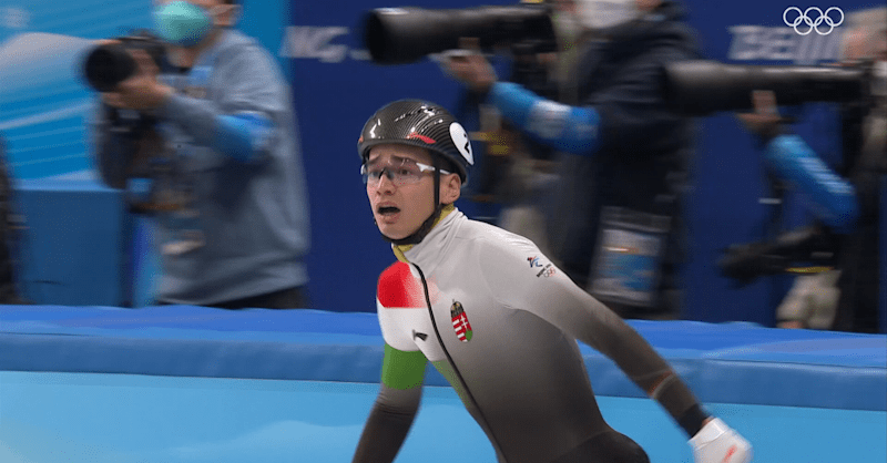 Moments | Beijing 2022 - Speed Skating - Men's 1000 M - S. S. Liu