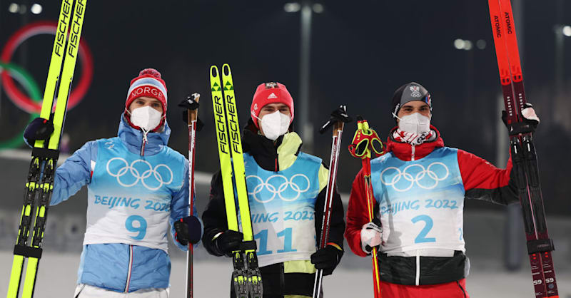 Moments | Beijing 2022 - Gold Medal - Nordic Combined - V. Geiger - Podium