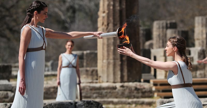 Olympic Flame Lighting Ceremony Tokyo 2020