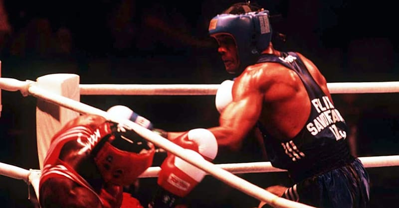 Boxeo en Atlanta 1996: el cubano Félix Savón derrota al sueco Turkson