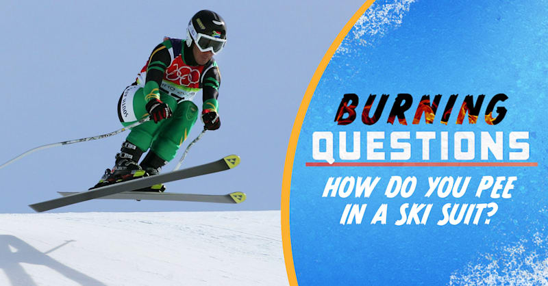 How do you pee in a ski suit?!